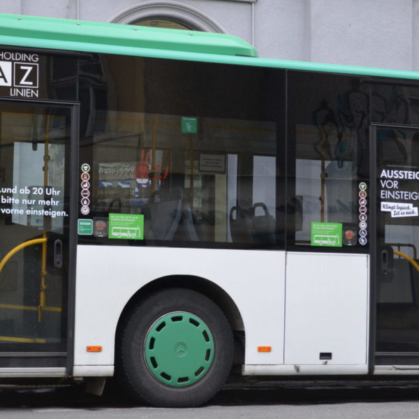 Fahrgastwechsel - Aussteigen vor Einsteigen - Graz Linien - Holding Graz
