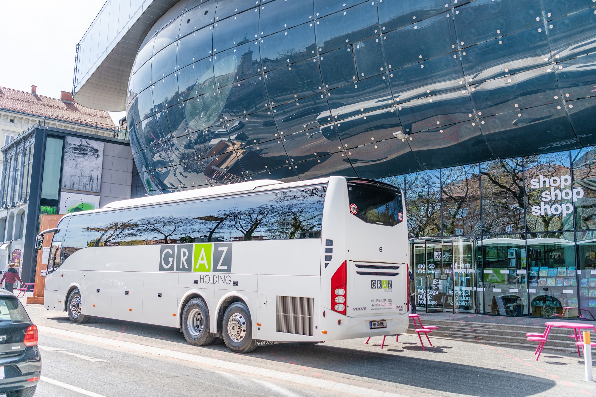 Reisebusse der Graz Linien - Holding Graz