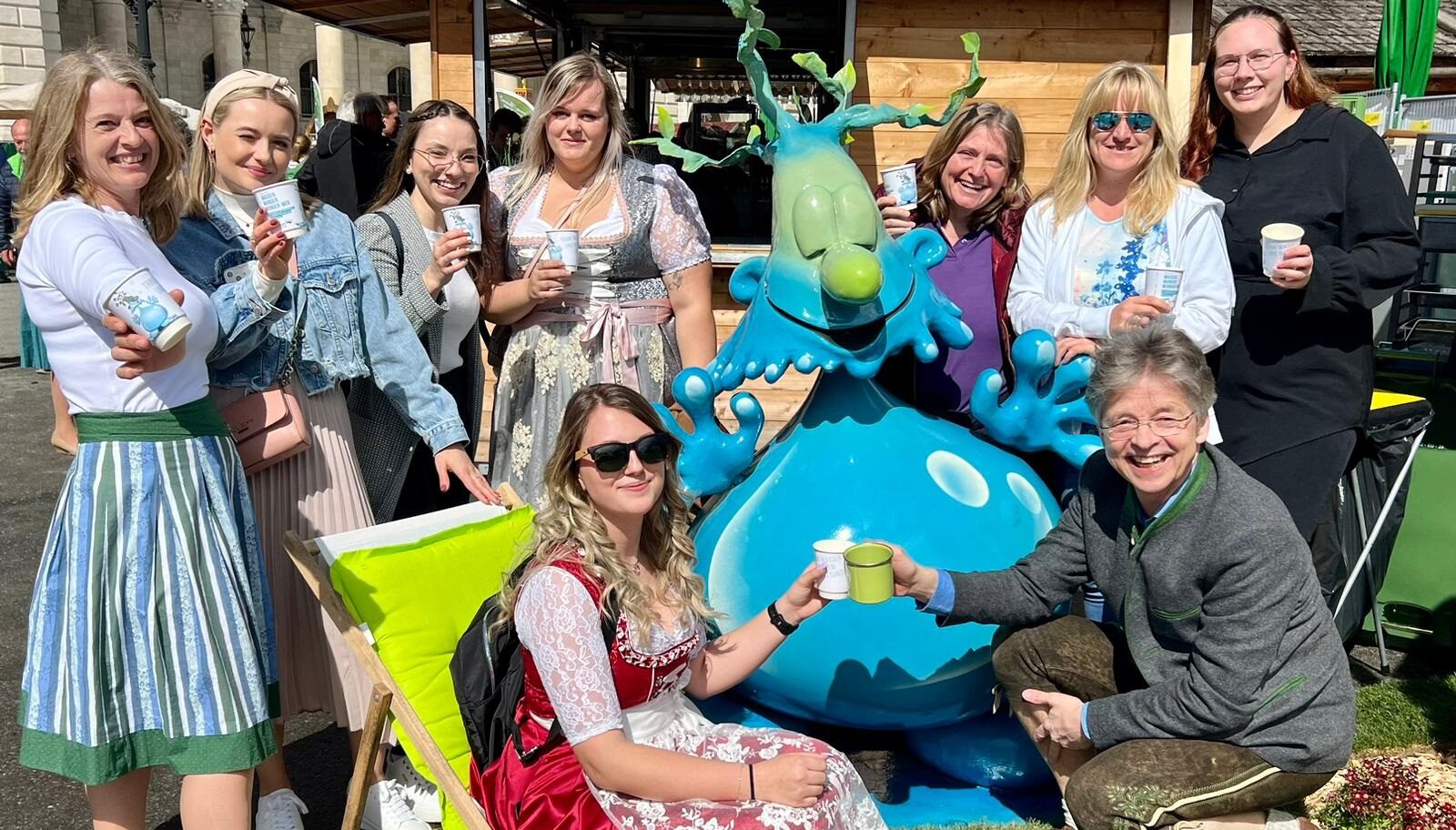 "Wuzzi" gastiert beim "Steiermark-Frühling" - Holding Graz